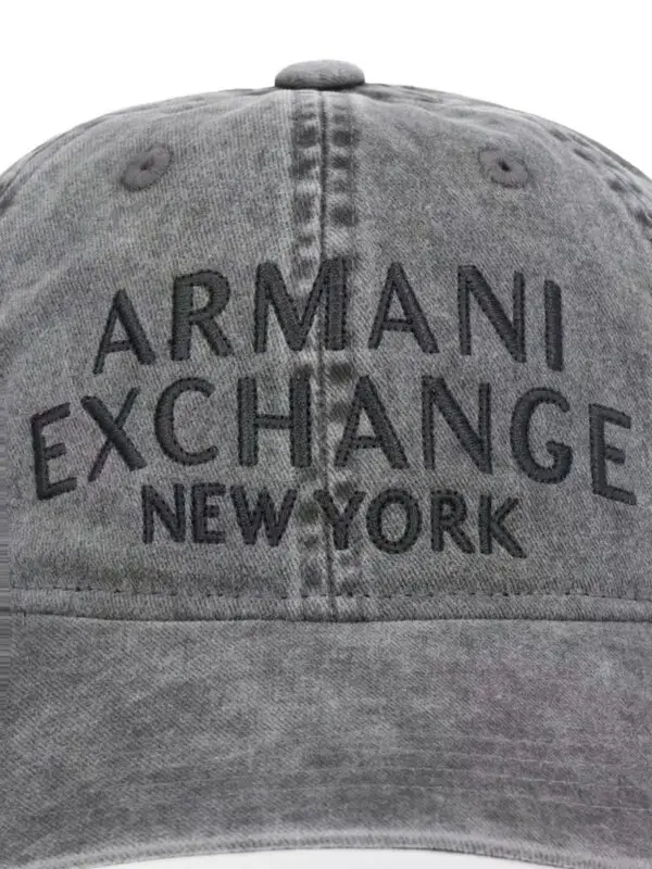 Armani Exchange Embroidered Baseball Cap - Grey