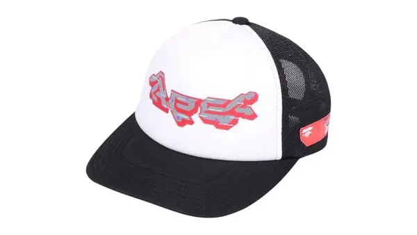 A BATHING APE Logo Trucker Cap - Black