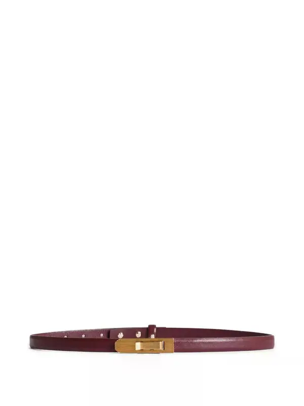 Alberta Ferretti Goat-skin Belt - Red