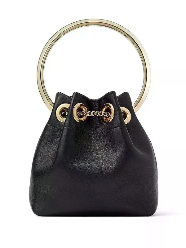 JIMMY CHOO Bon Bon Micro Bucket Bag