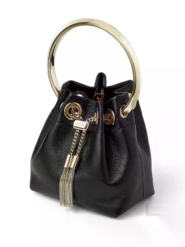 JIMMY CHOO Bon Bon Micro Bucket Bag
