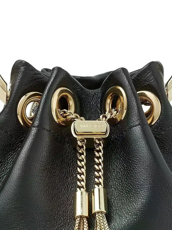 JIMMY CHOO Bon Bon Micro Bucket Bag