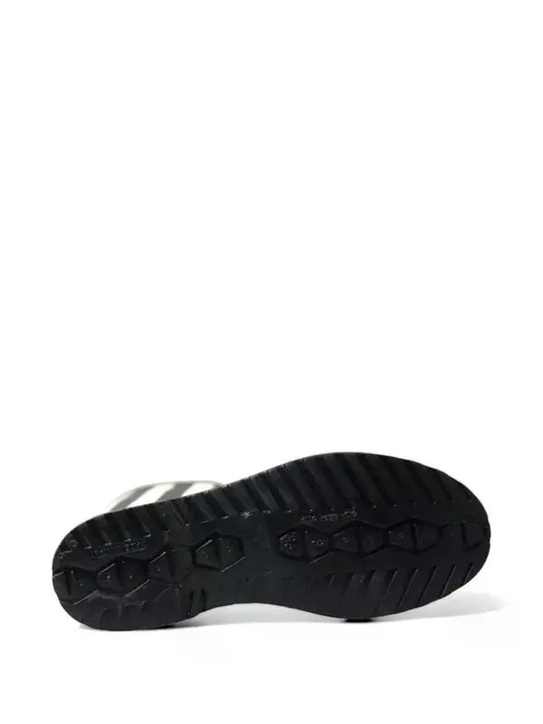 Dolce & Gabbana Striped Knee-high Rubber Boots - Black