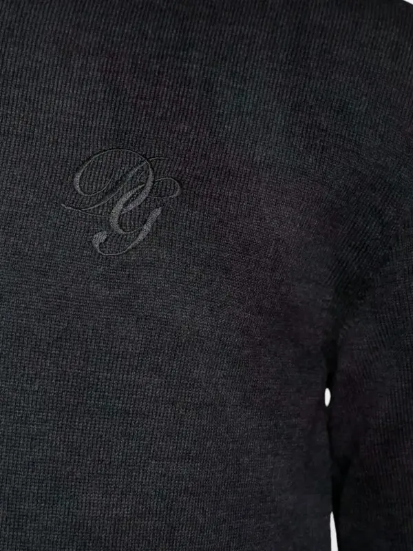 Dolce & Gabbana Dg Logo Embroidered Sweater
