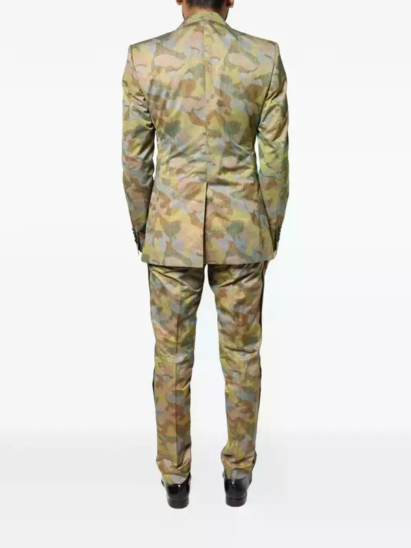 Dolce & Gabbana Camouflage-print Sicilia Three-piece Suit