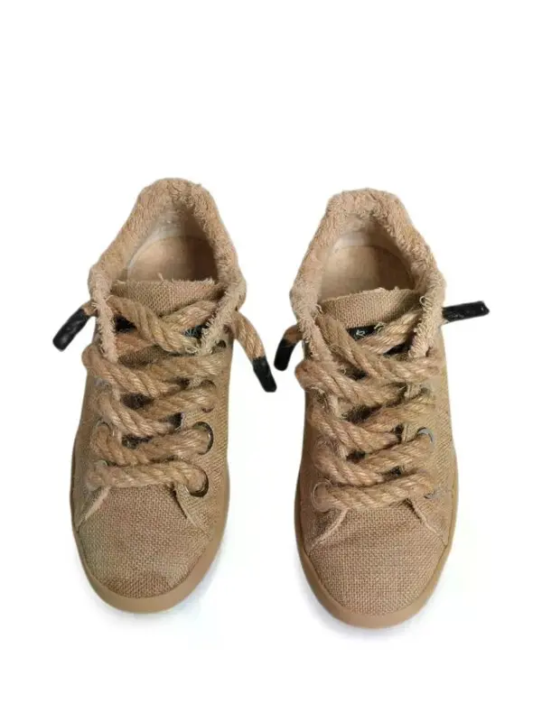 Dolce & Gabbana Frayed Rope-lace Sneakers