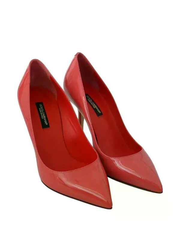 Dolce & Gabbana Patent Leather Pointed-toe Stiletto Pumps