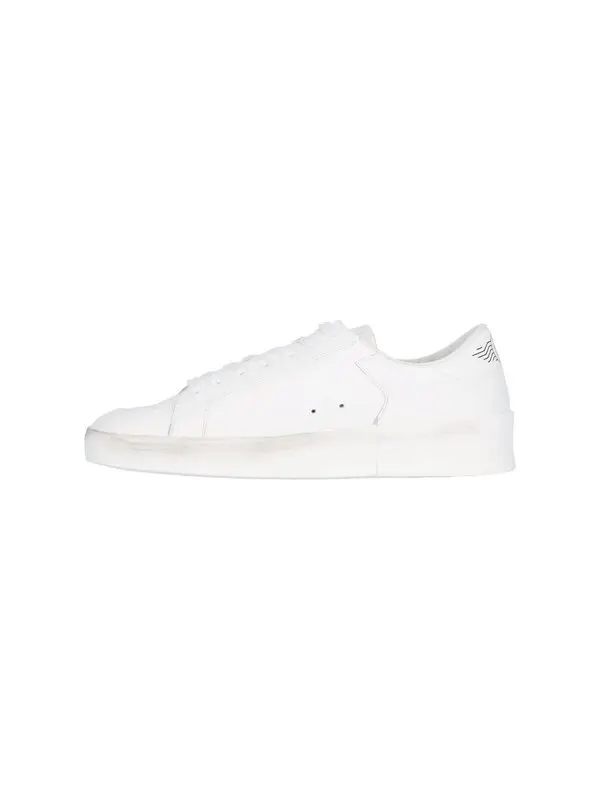 GOLDEN GOOSE Stardan Leather Sneakers - White