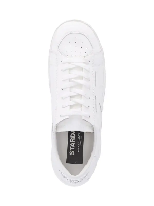 GOLDEN GOOSE Stardan Leather Sneakers - White