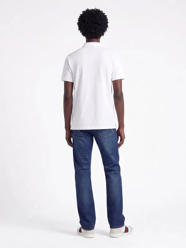 Gucci Cotton Polo "web - White