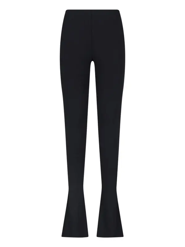 Gucci Jersey Crepe Flared Pants - Black
