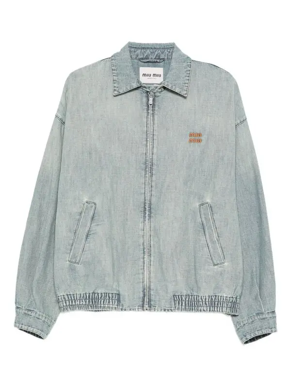 Miu Miu Denim Cotton Jacket - Multicolor