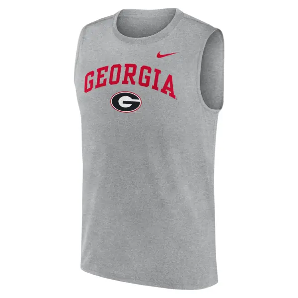 Nike Georgia Primetime Arch Legend Muscle Tank Top - Grey