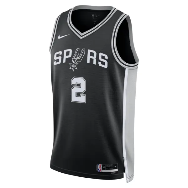 Nike San Antonio Spurs Icon Edition Dri-fit Nba Swingman Jersey - Black
