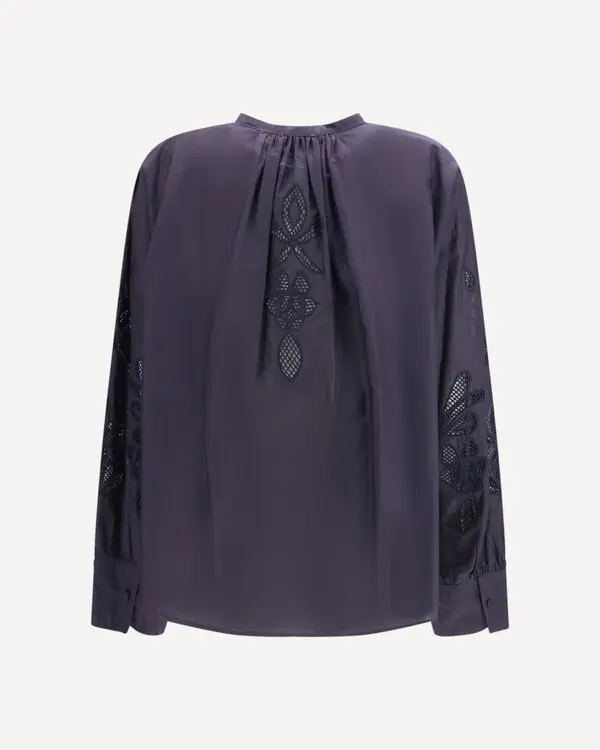 FORTE_FORTE Embroidered Cotton Shirt