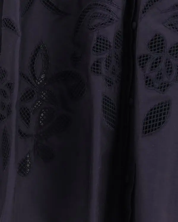 FORTE_FORTE Embroidered Cotton Shirt