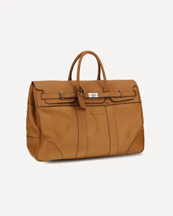 Brunello Cucinelli Leather Travel Bag