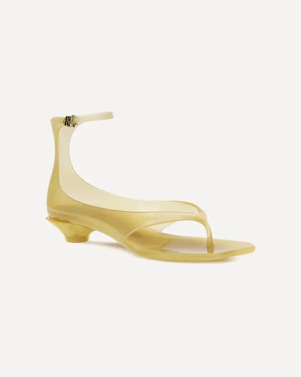 Chloé Transparent Tpu Jelly Sandals