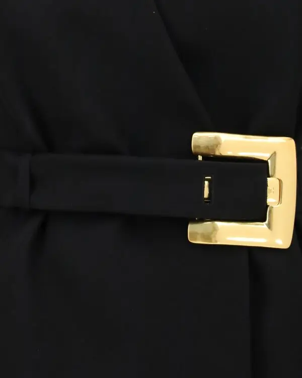 Balmain Grain De Poudre Belted Blazer