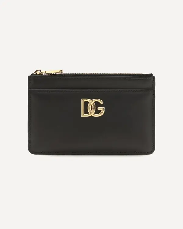 Dolce & Gabbana Leather Card Holder With Logo