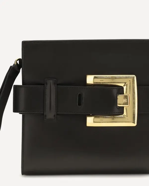 Balmain Anthem Leather Clutch