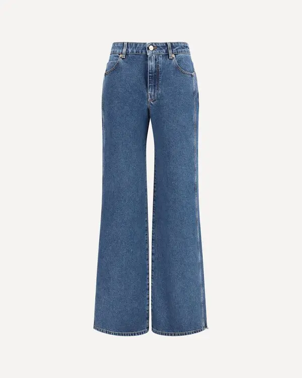 Balmain Straight Wide-leg Jeans