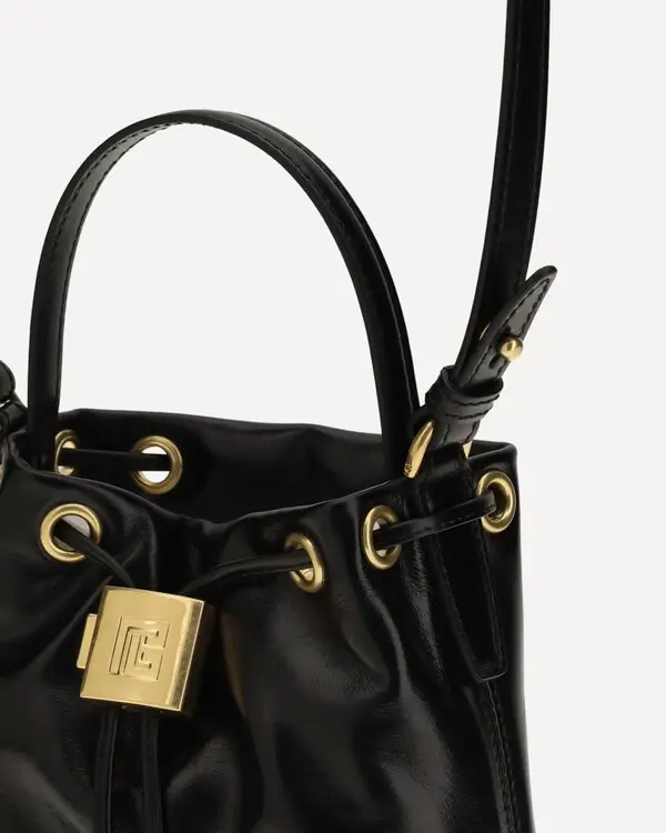 Balmain Pulse Bucket Bag - Black