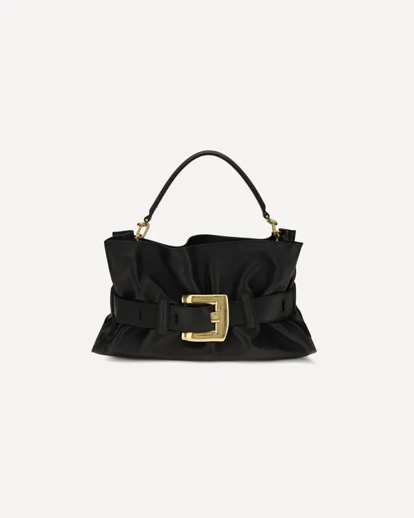 Balmain Medium Anthem Handbag With Belt Detail