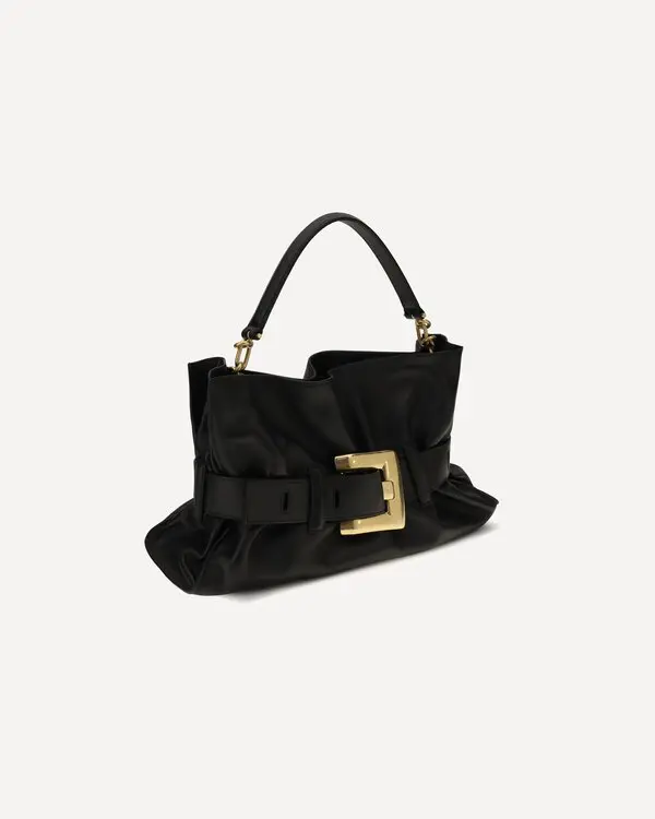 Balmain Medium Anthem Handbag With Belt Detail