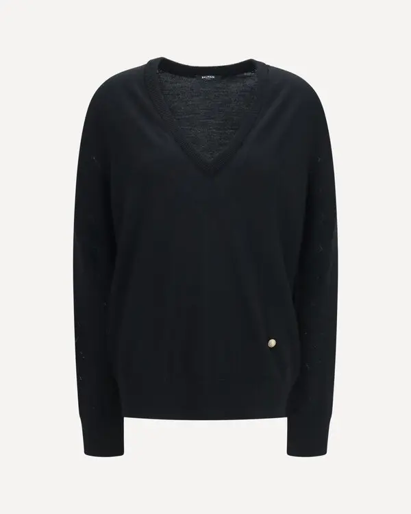 Balmain V-neck Sweater