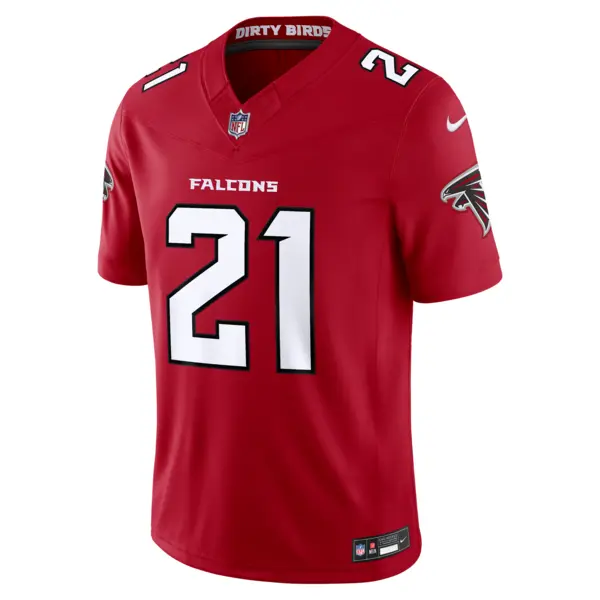 Nike Deion Sanders Atlanta Falcons Retired Dri-fit Nfl Limited Jersey - Red