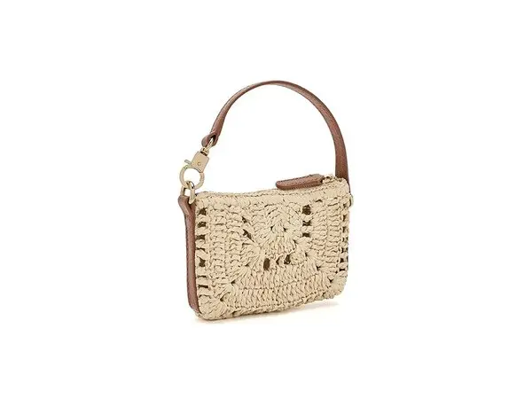 Madewell Straw Mini Pouch Shoulder Bag
