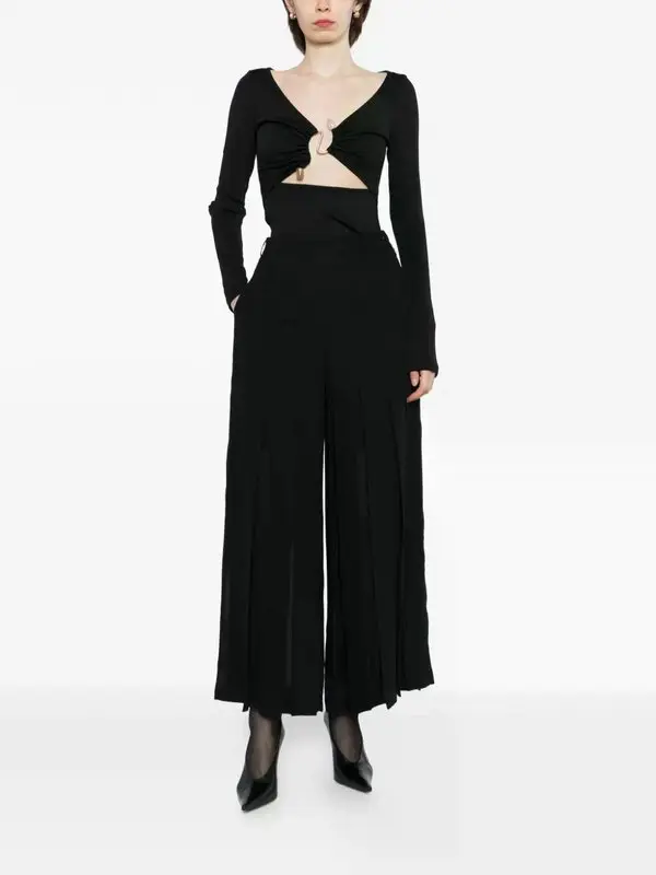 FETICO Pleated Palazzo Pants