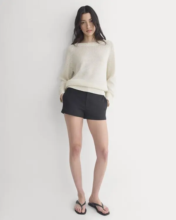 Everlane Mini Tailored Short - Black