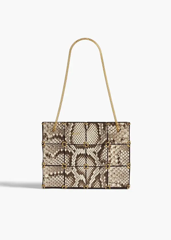 Khaite Mini Emma Python Tote