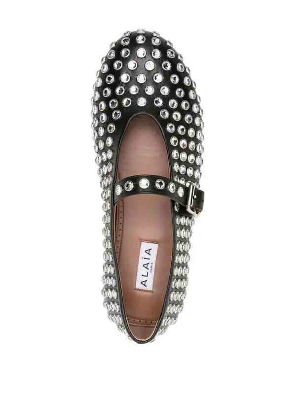 Alaïa Embellished Ballet Flats