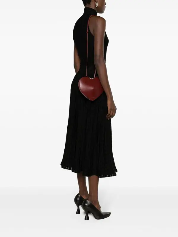 Alaïa Le Coeur Heart-shaped Leather Crossbody Bag