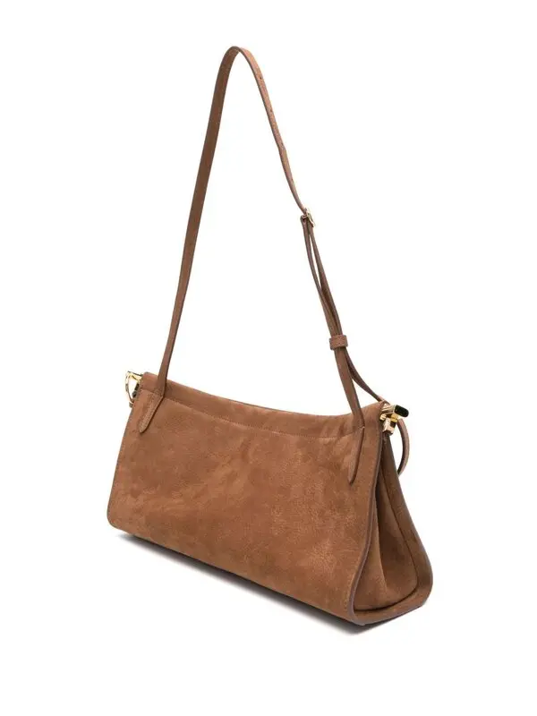 Alaïa Le Click East West Shoulder Bag - Brown