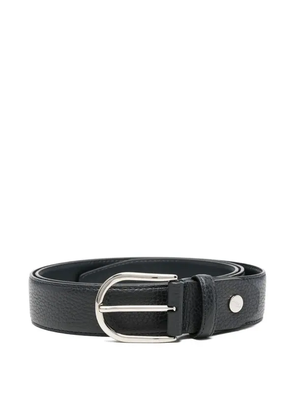 Brioni Leather Belt - Blue