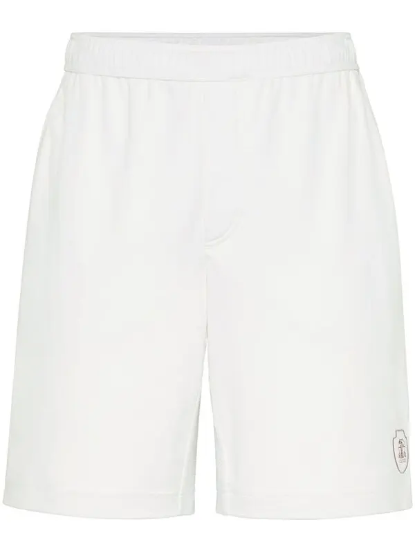 Brunello Cucinelli Cotton Bermuda Shorts - White
