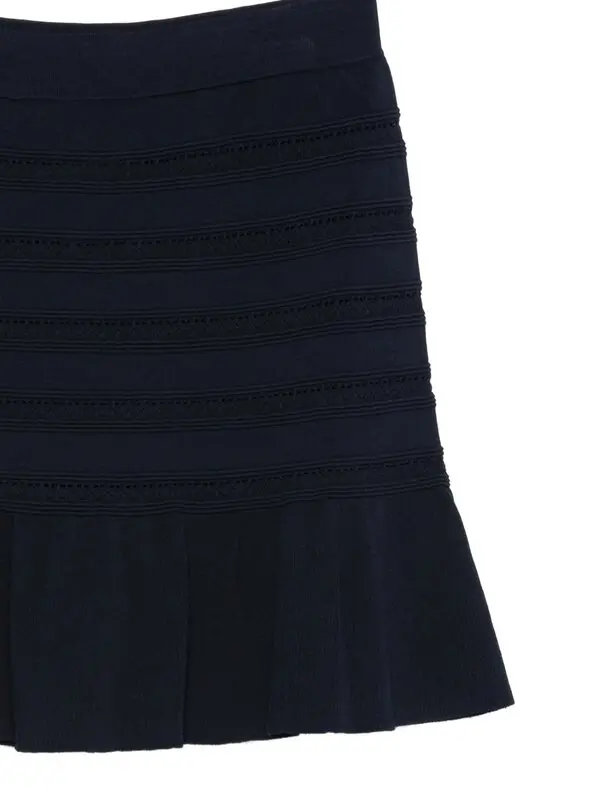 BLUGIRL Crochet Skirt With Ruffle Hem