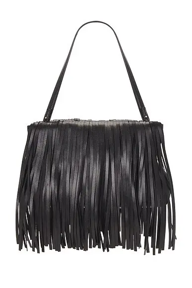 Givenchy Pinch Soft Clutch With Fringe Detail