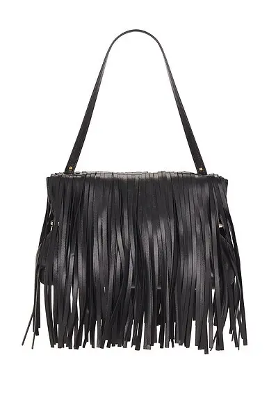 Givenchy Pinch Soft Clutch With Fringe Detail
