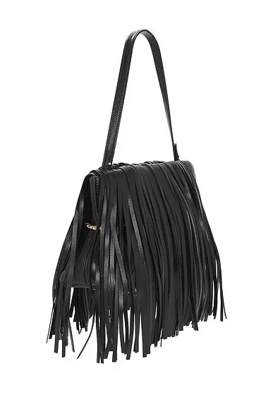 Givenchy Pinch Soft Clutch With Fringe Detail