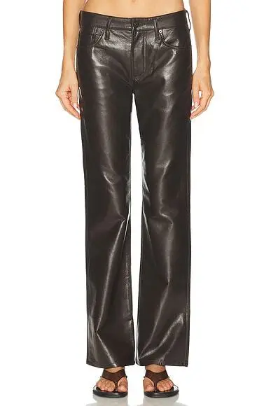 Citizens Of Humanity Genova Low Rise Bootcut Trousers - Chocolate