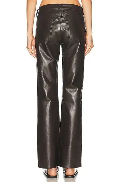 Citizens Of Humanity Genova Low Rise Bootcut Trousers - Chocolate