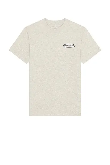 QUIET GOLF Pro Shop T-shirt - Ash