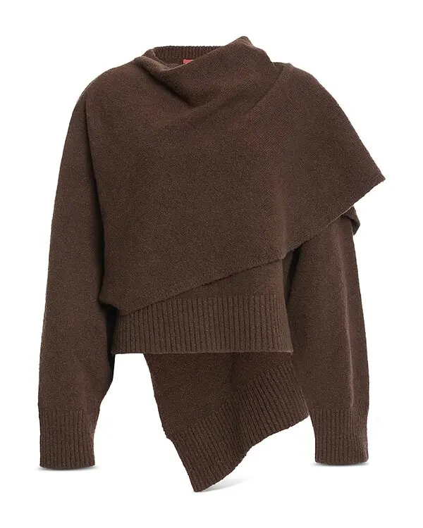 Altuzarra Palmer Asymmetrical Crewneck Sweater