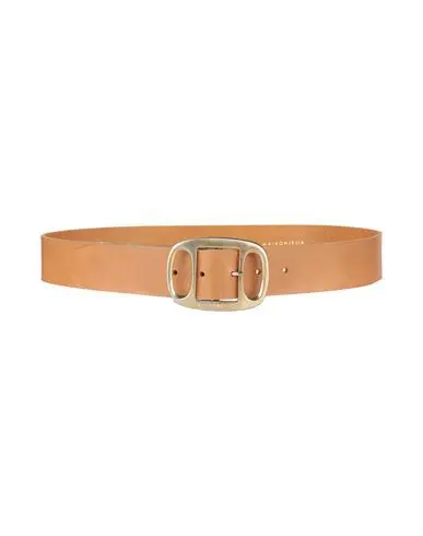 MAISON JEJIA Belt Tan Size Leather - Brown
