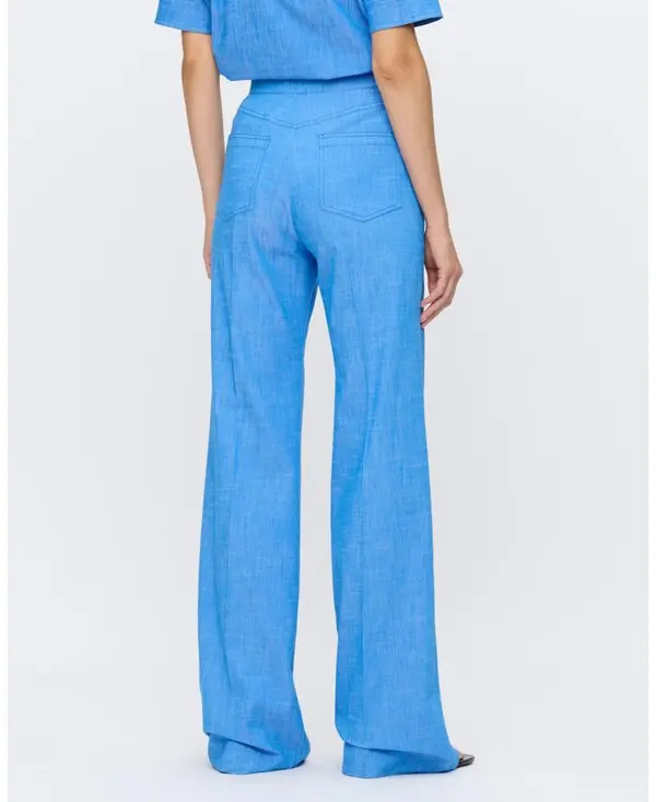 CALLAS MILANO Wide Leg Stretch Denim Trousers
